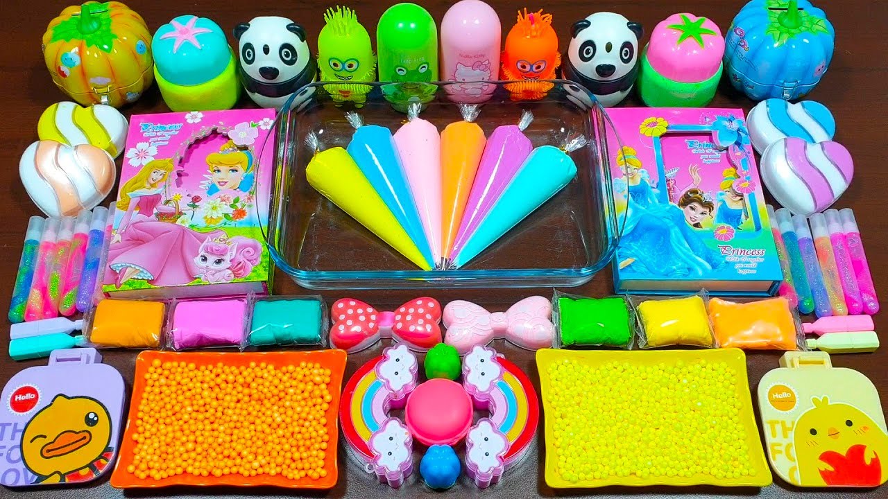 Mixing Slime With Piping Bags & many things | Satisfying Slime, ASMR ...