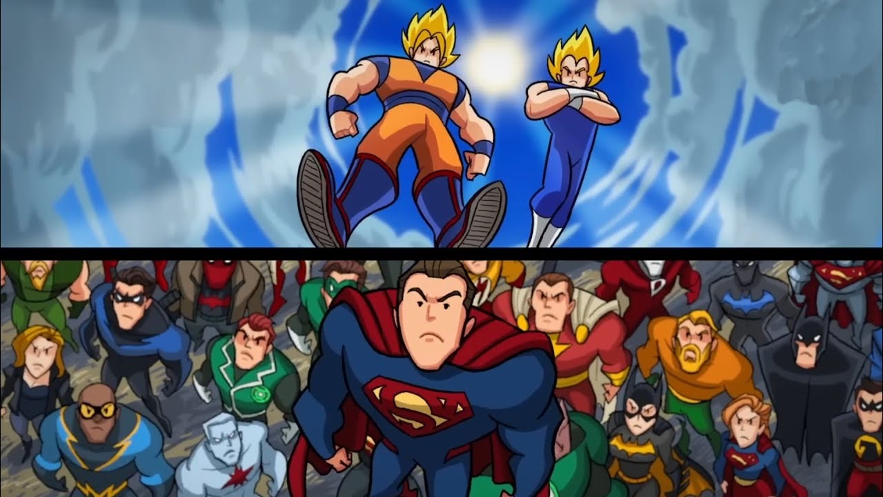 Dragon Ball Z vs DC Superheroes - What If Battle Explained in Hindi ...