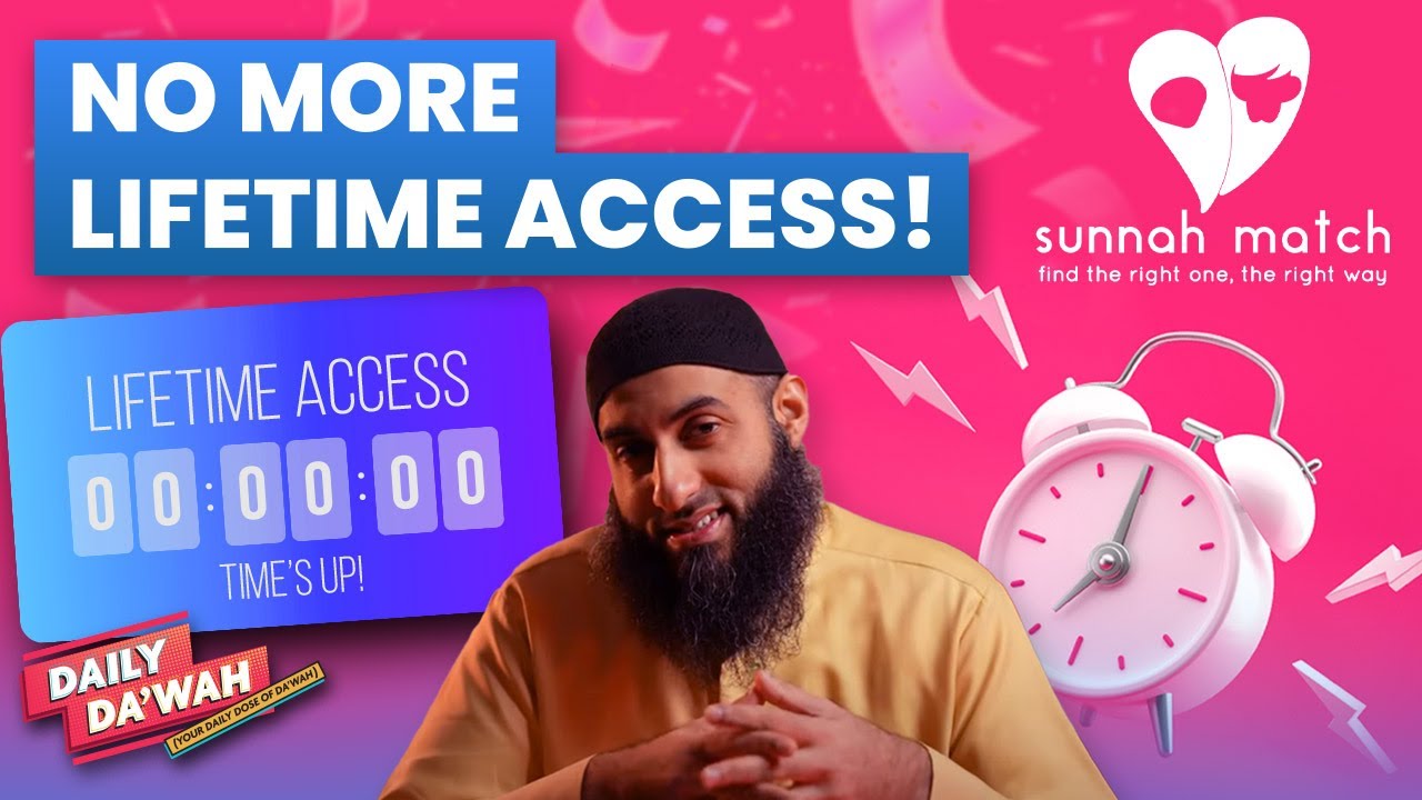 No More Lifetime Access On Sunnah Match! - YouTube
