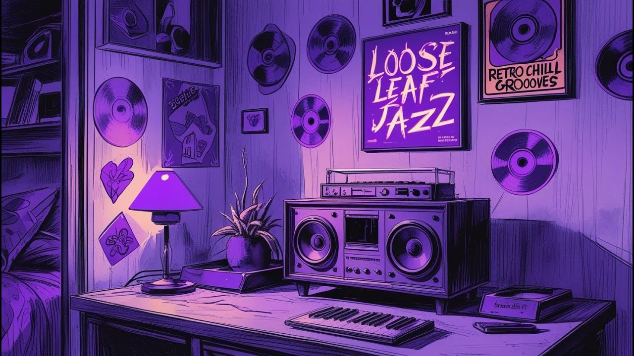 Retro Jazz Sketch for Rainy Days 🌧️ Loose Leaf Jazz - YouTube