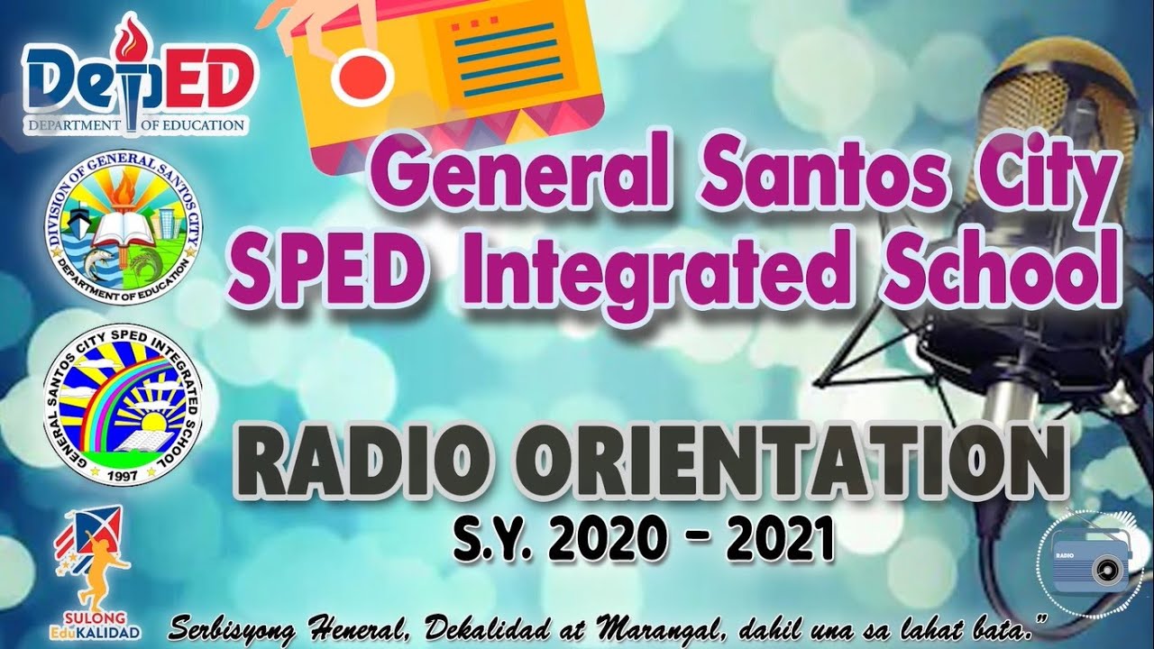 GSC SPED Integrated School Orientation On-Air - YouTube