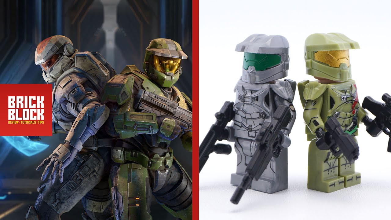 Lego custom HALO Minifigure - YouTube