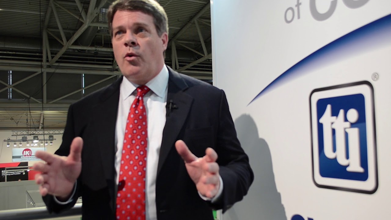 Michael Knight, SVP Business Development, TTI, Inc. at electronica 2018 ...