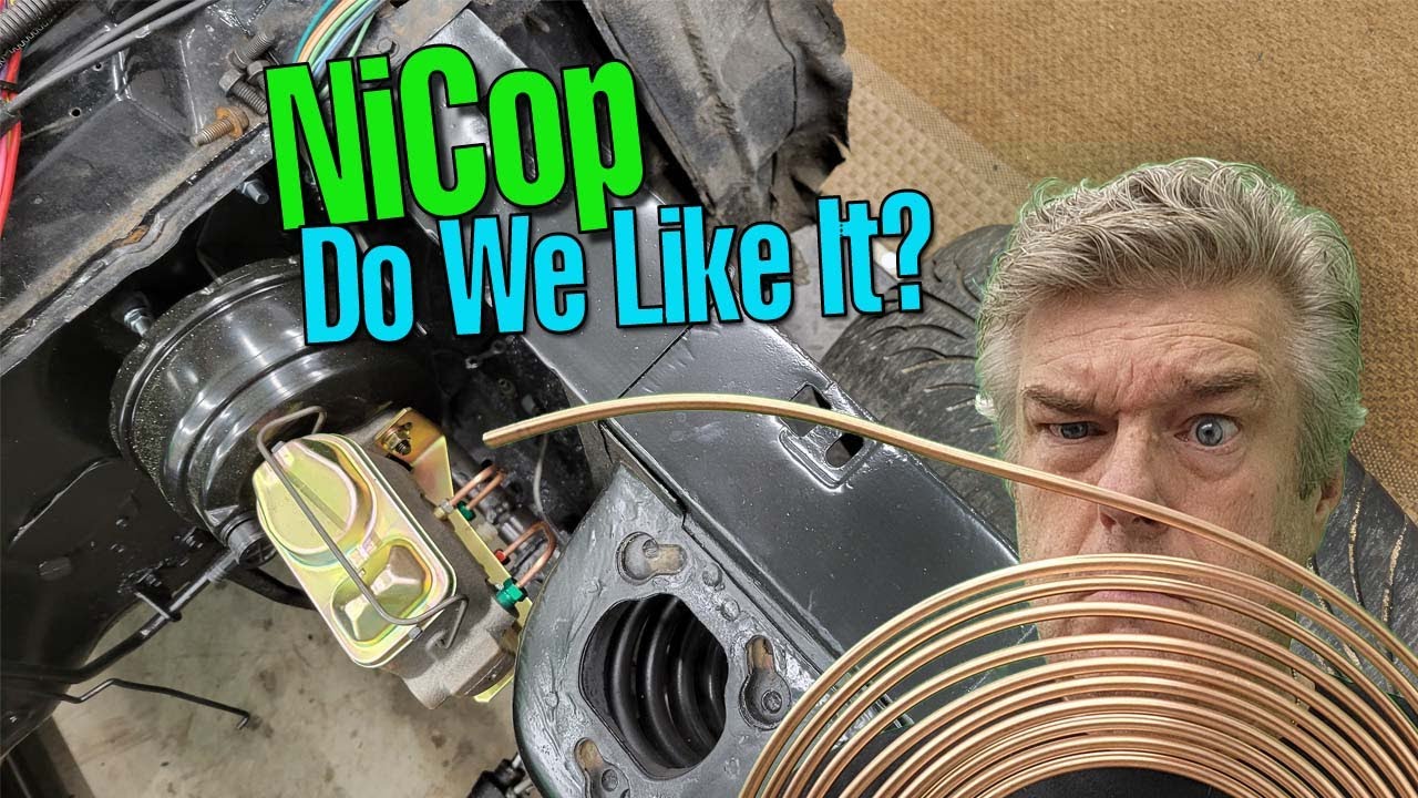 Bending and Flaring NiCop brake lines - YouTube