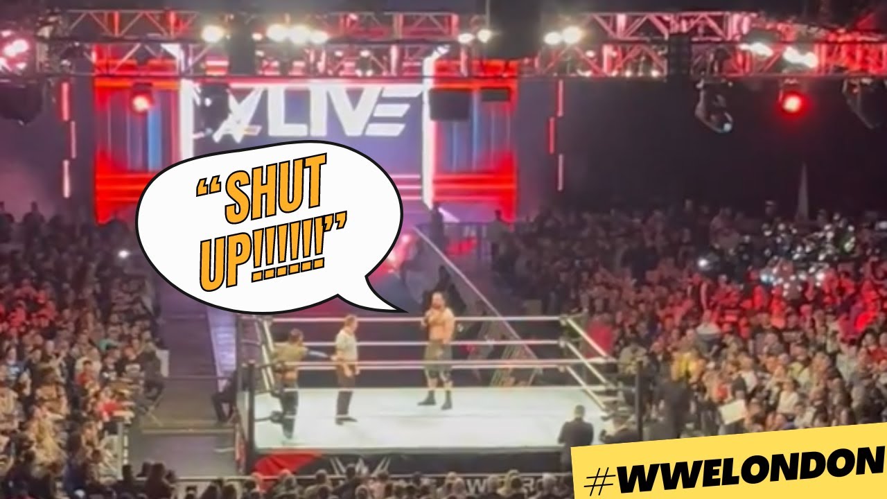 Drew ANGRY on London WWE fans chanting CM Punk😂 - YouTube