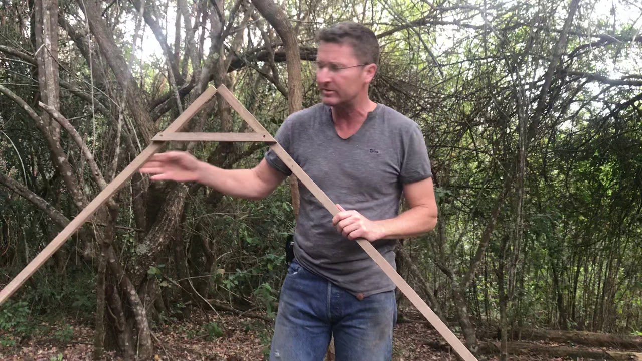 Using the DIY leveling device to set out contour swales through dense ...