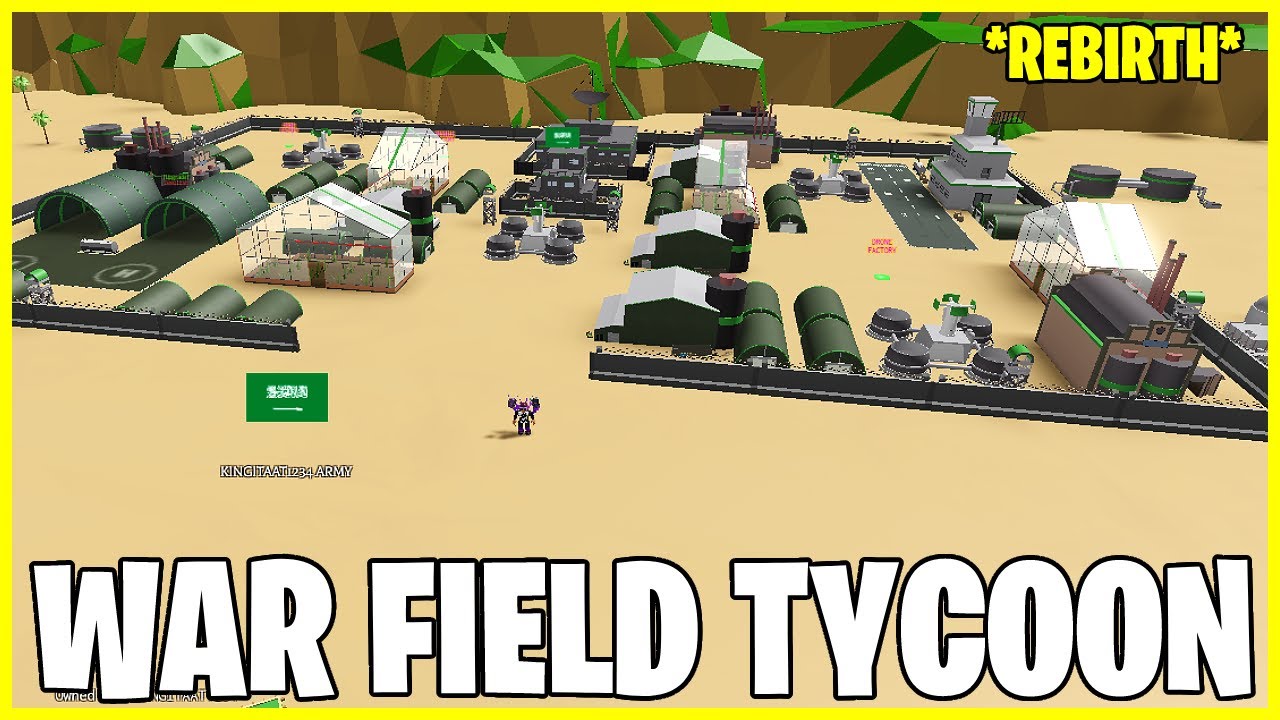 *REBIRTH* WAR FIELD TYCOON ROBLOX - YouTube