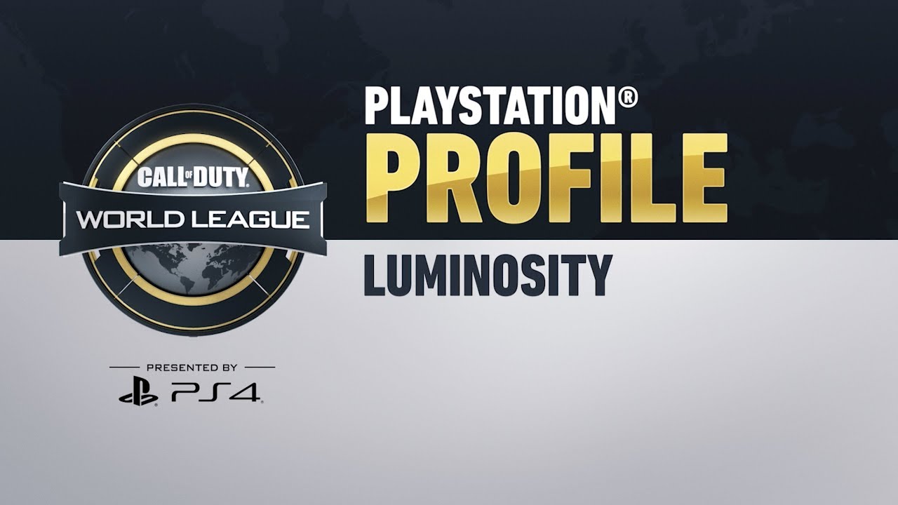 Luminosity Gaming: PlayStation Profiles - YouTube
