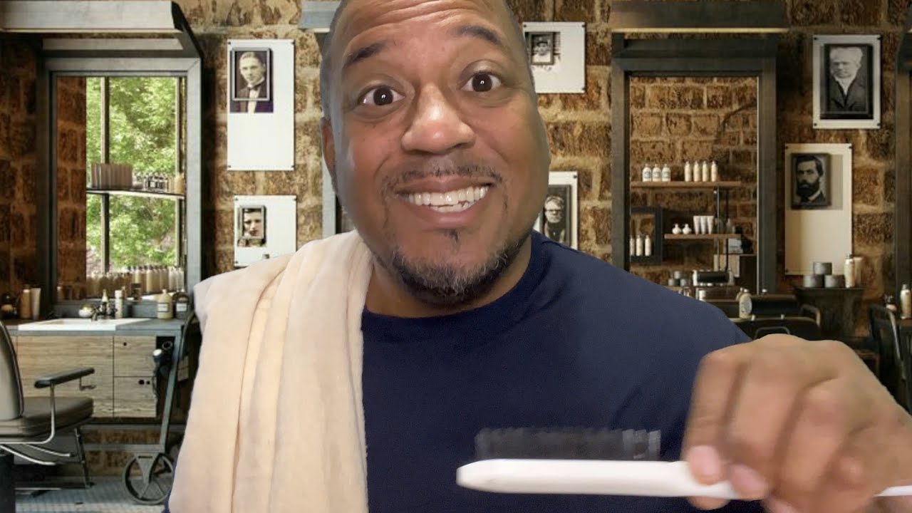 ASMR Barber Haircut in Male Barbershop | Roleplay Personal Attention ...
