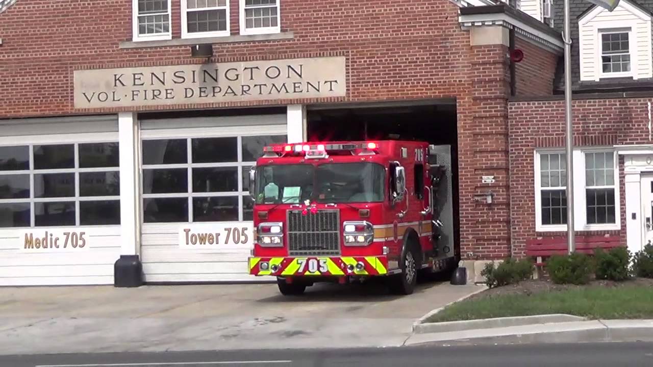 MCFRS Engine 705 Responding - YouTube