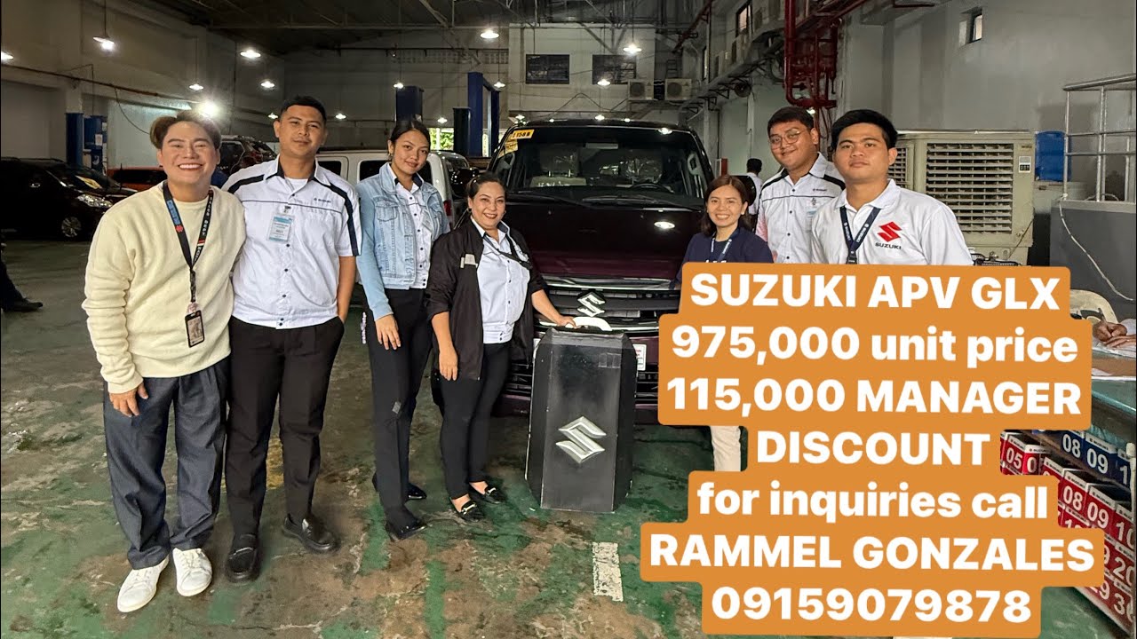 New Suzuki apv glx dual aircon silky silver metallic the elegant color ...