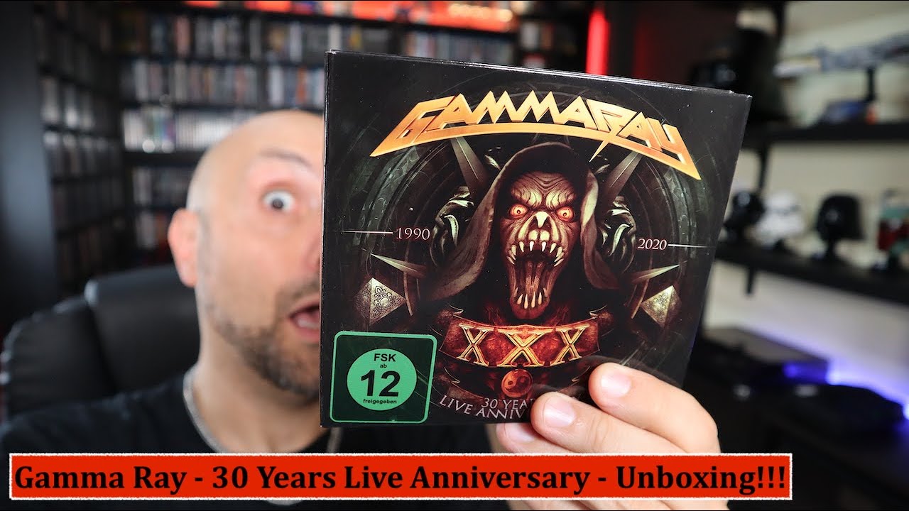 Gamma Ray - 30 Years Live Anniversary - Unboxing!!! - YouTube