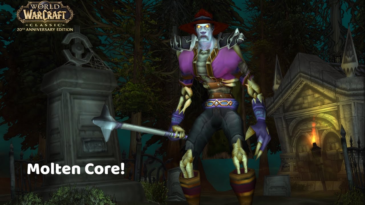 Anniversary Classic wow Priest Molten Core! - YouTube