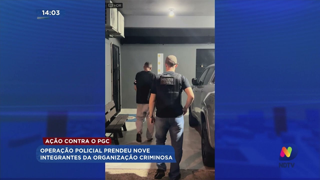 Operação Policial Prende Nove Integrantes De Organização Criminosa