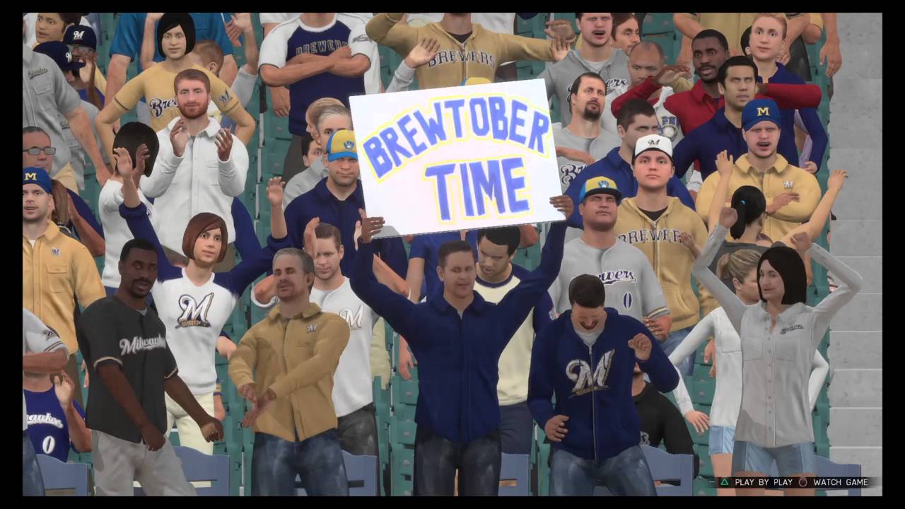 MLB the Show 16 Brewers fan goes full Russell Westbrook dancing in the ...