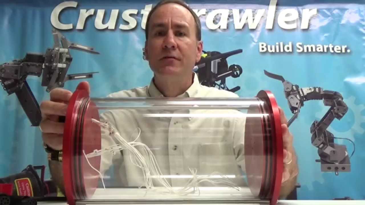 CrustCrawler ROV Waterproof Vessel Overview - YouTube