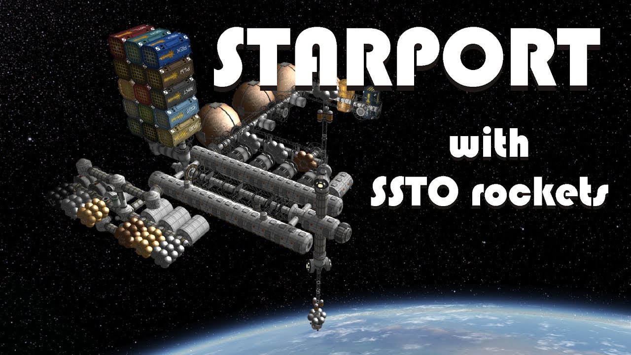 Building an Epic Space Station with Reusable Rockets! - KSP 1.2.2 - YouTube