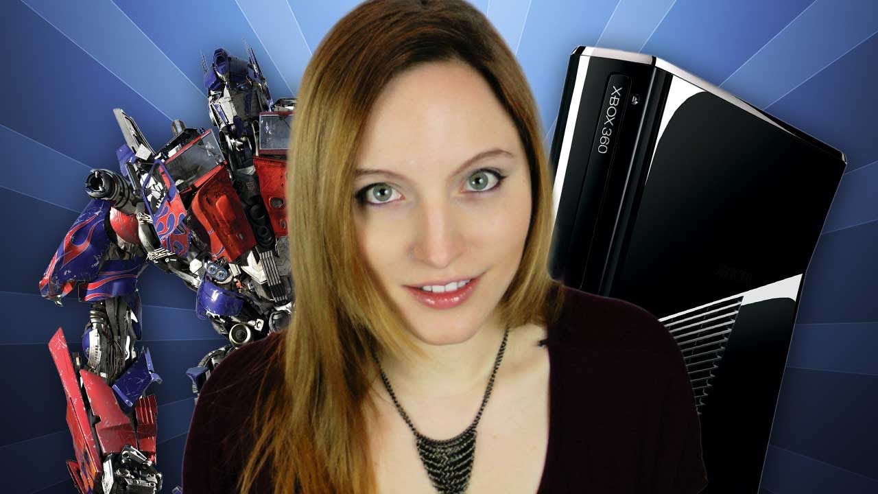 Real Life Bionic Woman and Autobots, Xbox 360 Transforms - YouTube