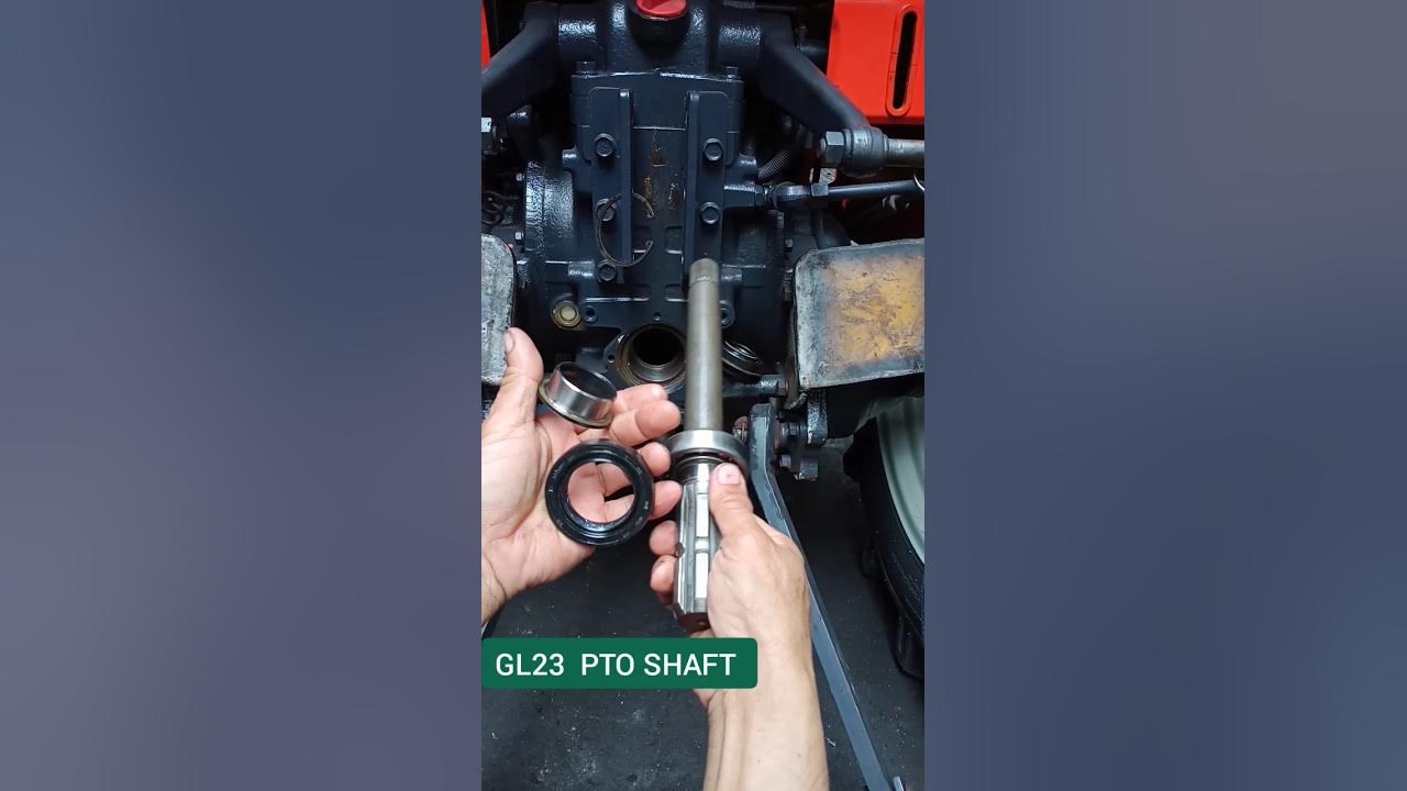 #SHORT PTO SHAFT REMOVAL KUBOTA GL23 - YouTube
