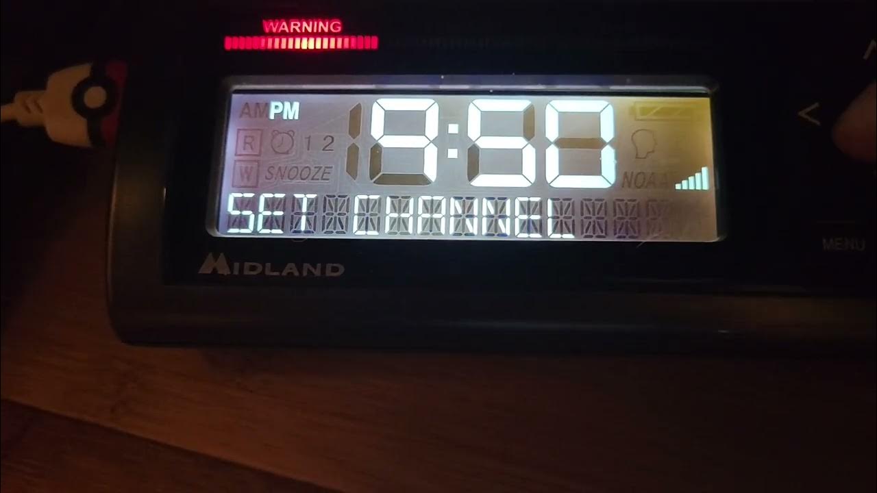 How to self activate a weather radio - YouTube