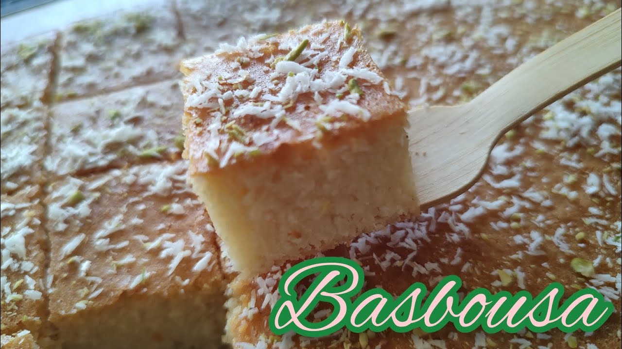 Basbousa | Easy semolina cake l Dessert recipe - YouTube