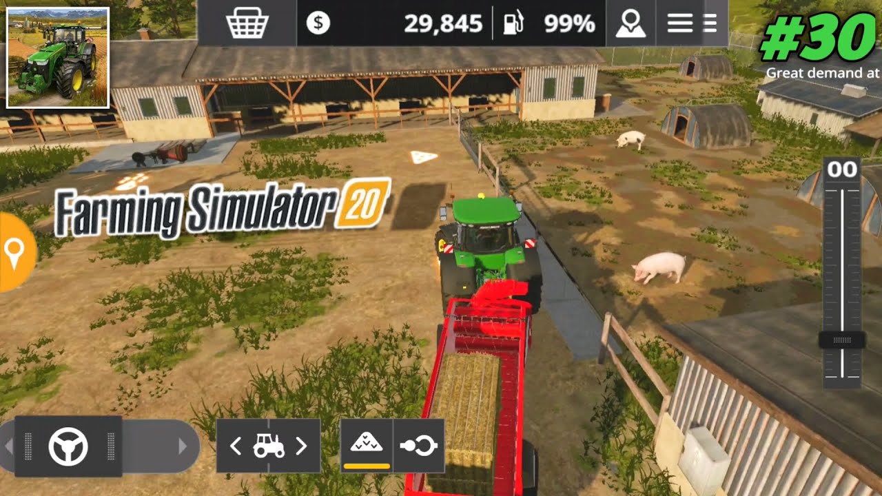 Farming Simulator 2020 Android Gameplay #30 - YouTube