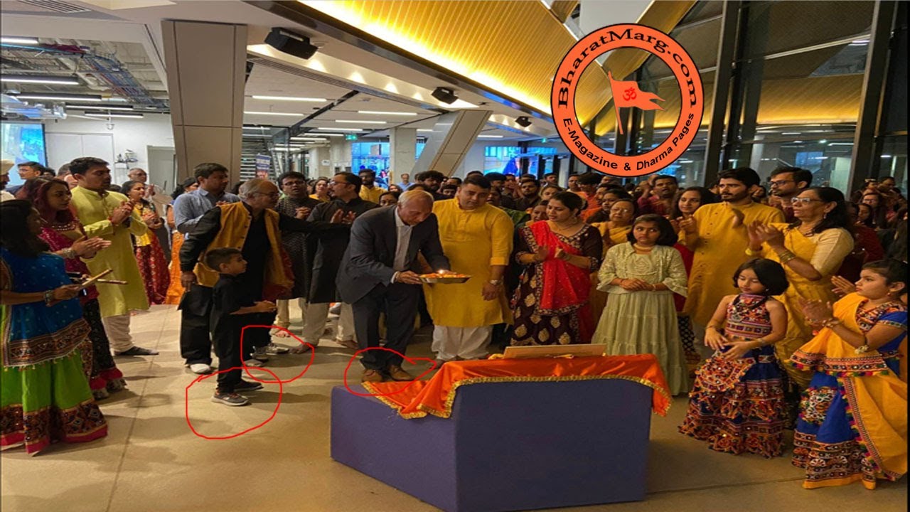 Sikh Politician does Mata Aarti wearing shoes - Hindus upset !! - YouTube