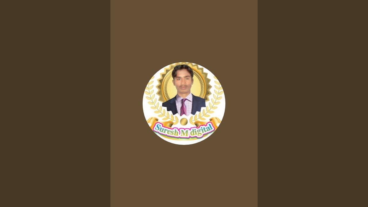 Suresh M digital is live! - YouTube