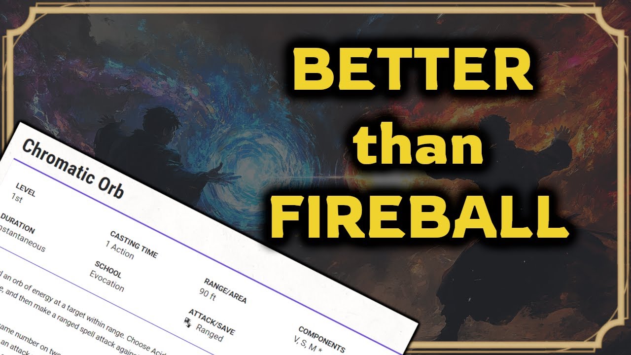 This lvl 1 spell is better than FIREBALL! - YouTube