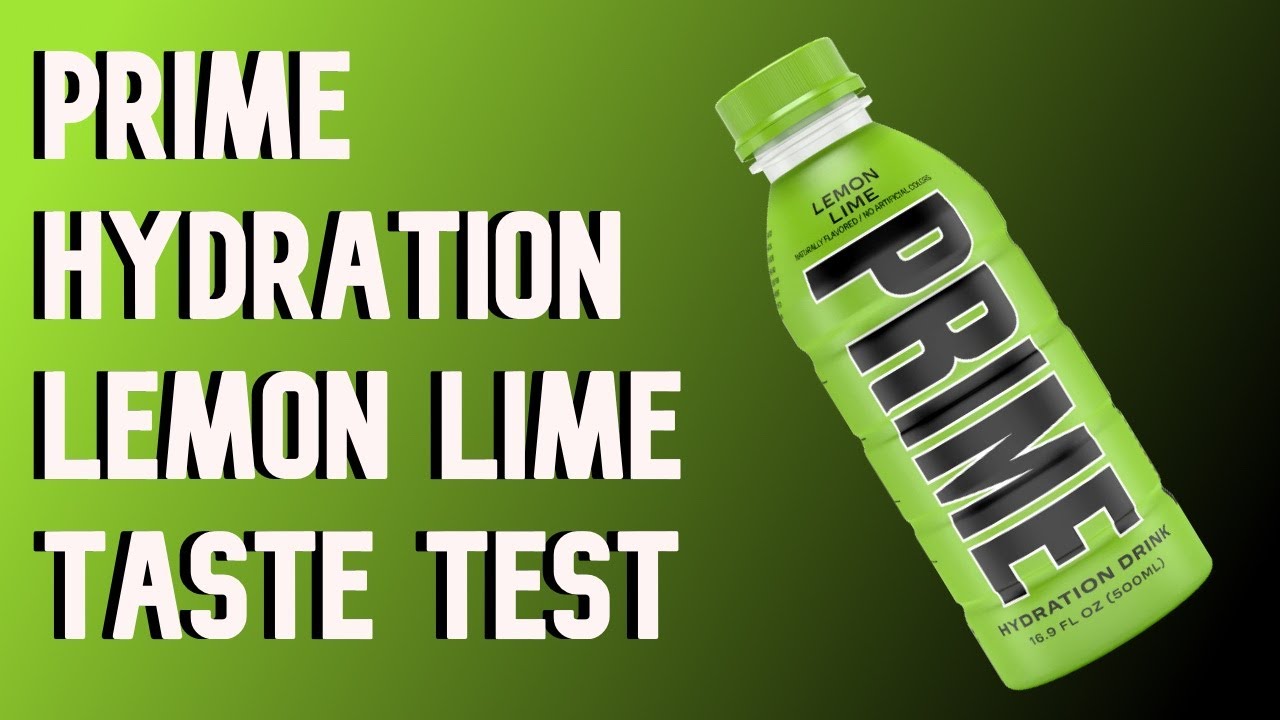 Lemon Lime Prime Hydration Taste Test! - YouTube