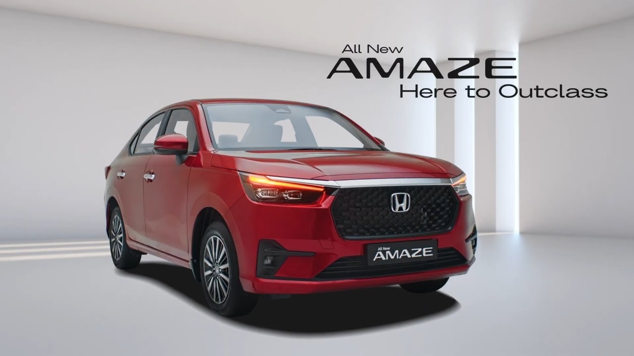 New Honda Amaze Launched Price Starts @ Rs 8 Lakh | Updated Sub 4m ...