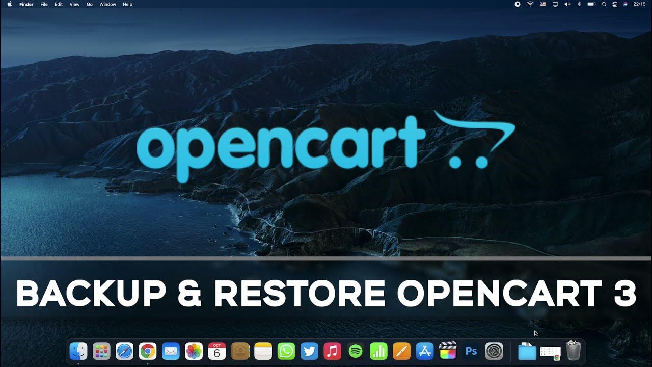 How to backup and restore Opencart 3 site with cPanel - YouTube