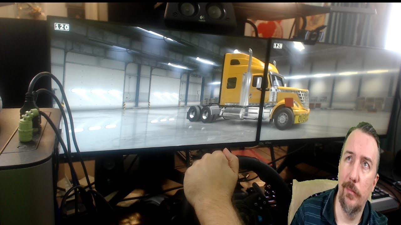 American Truck Simulator | POV Camera Dual Monitors Livestream - YouTube
