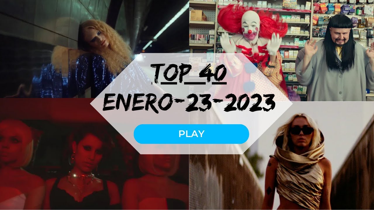 BIG TOP 40 World Chart Lista Mundial 23 01 2023 - YouTube