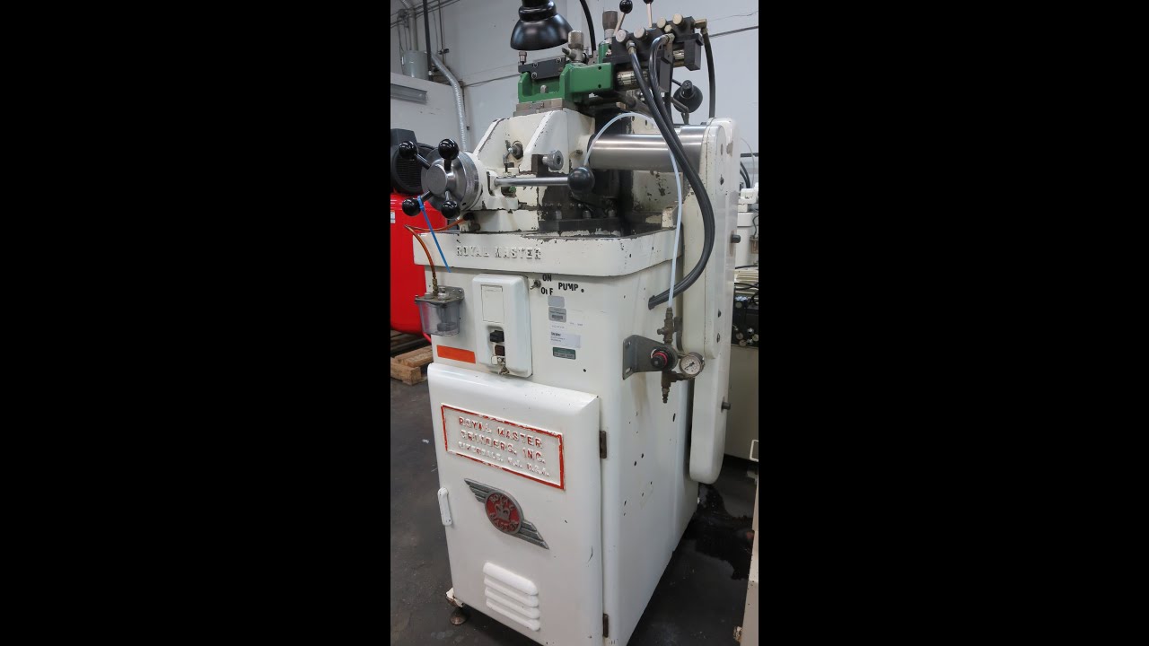 Royal Master TG 12x3 Centerless Grinder / Yr 1968 - YouTube