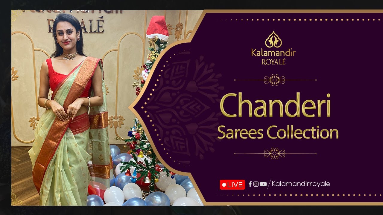 Chanderi Sarees By Kalamandir Royale @ Weavers Price Valid For 24Hrs ...