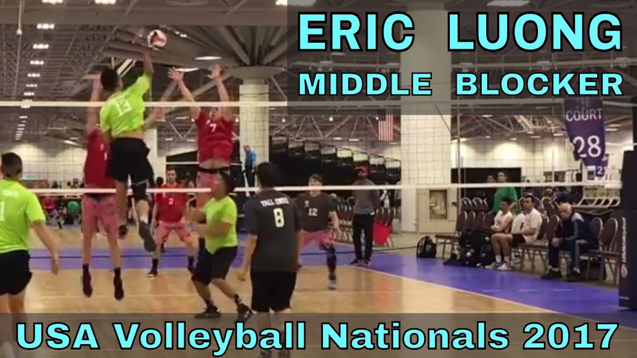 Eric Luong Volleyball Highlights - USAV Adult National Championships 2017 - YouTube