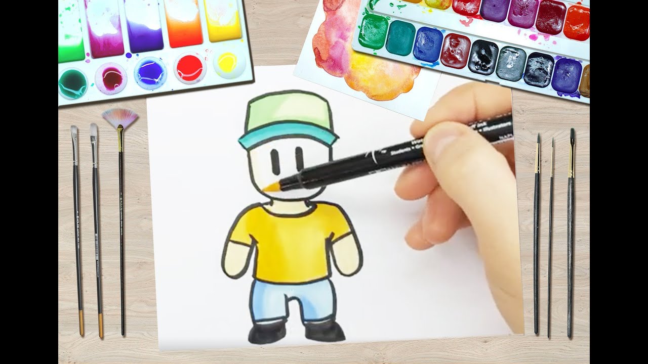 Cum il desenez pe Mr. Stumble - YouTube