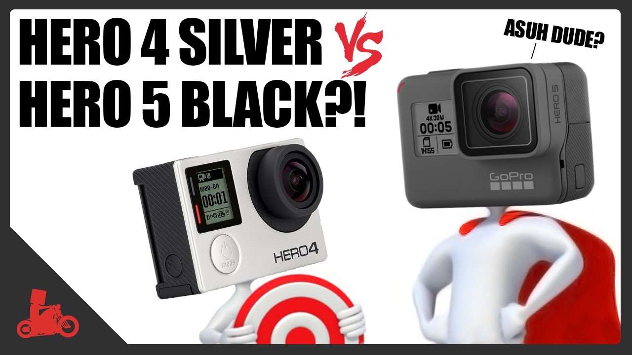 GoPro Hero 5 Black vs Hero 4 Silver?! Motovlog cam - YouTube