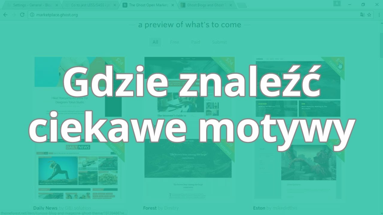 Jak stworzyć CMS w JavaScript: Gdzie znaleźć ciekawe motywy ...