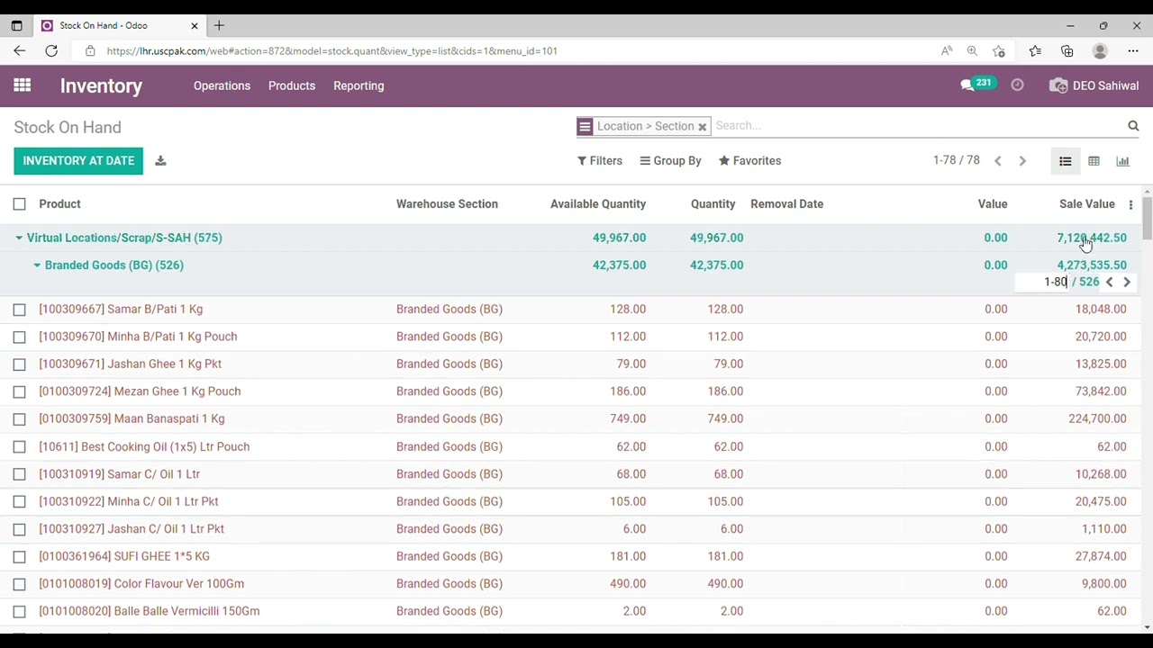 How to check Status of Damage/Expired stock vendor wise in ODOO and ...