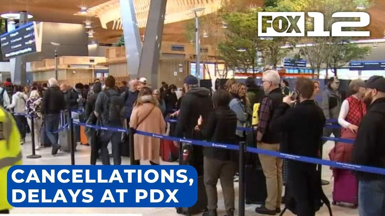 Shortage of TSA agents causes headaches at Portland airport - YouTube