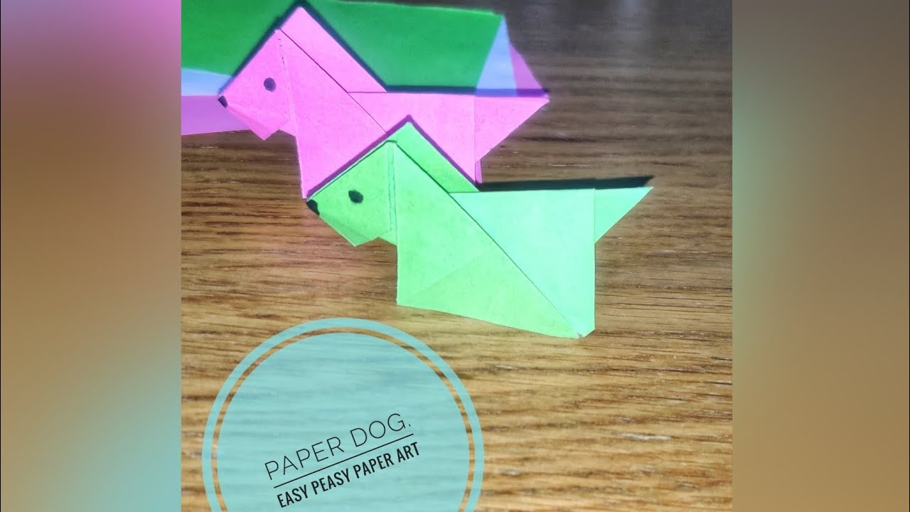 How to Make Paper Dog || Origami Dog - YouTube