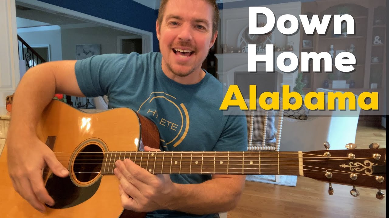 Down Home | Alabama | Beginner Guitar Lesson - YouTube
