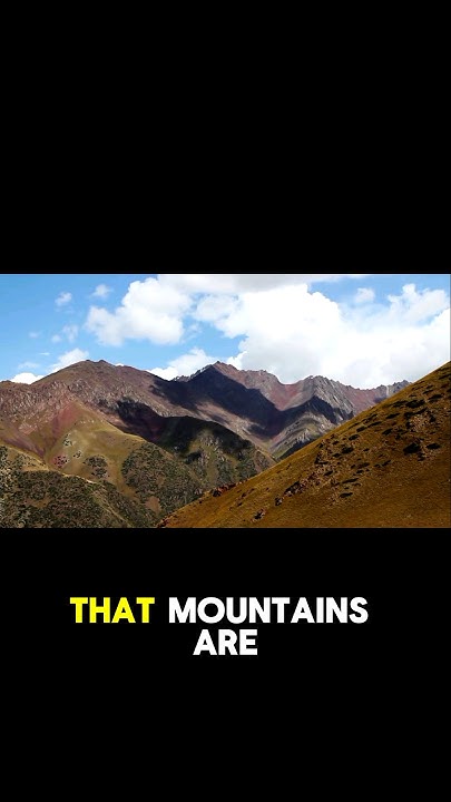 How Mountains Formed? Explained in 60 Seconds! [shorts] - YouTube