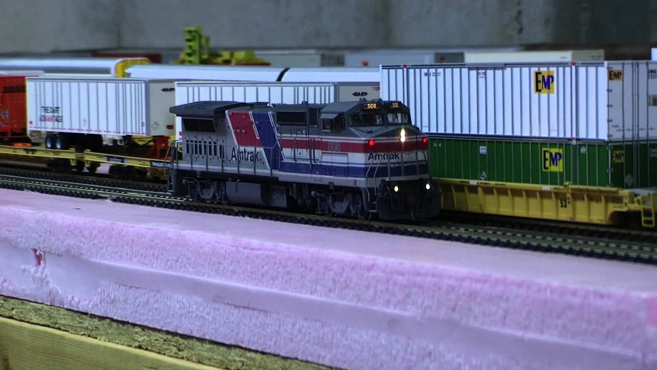 Custom Weathered Detailed Atlas Amtrak B32-8W with Sound and Lighing ...