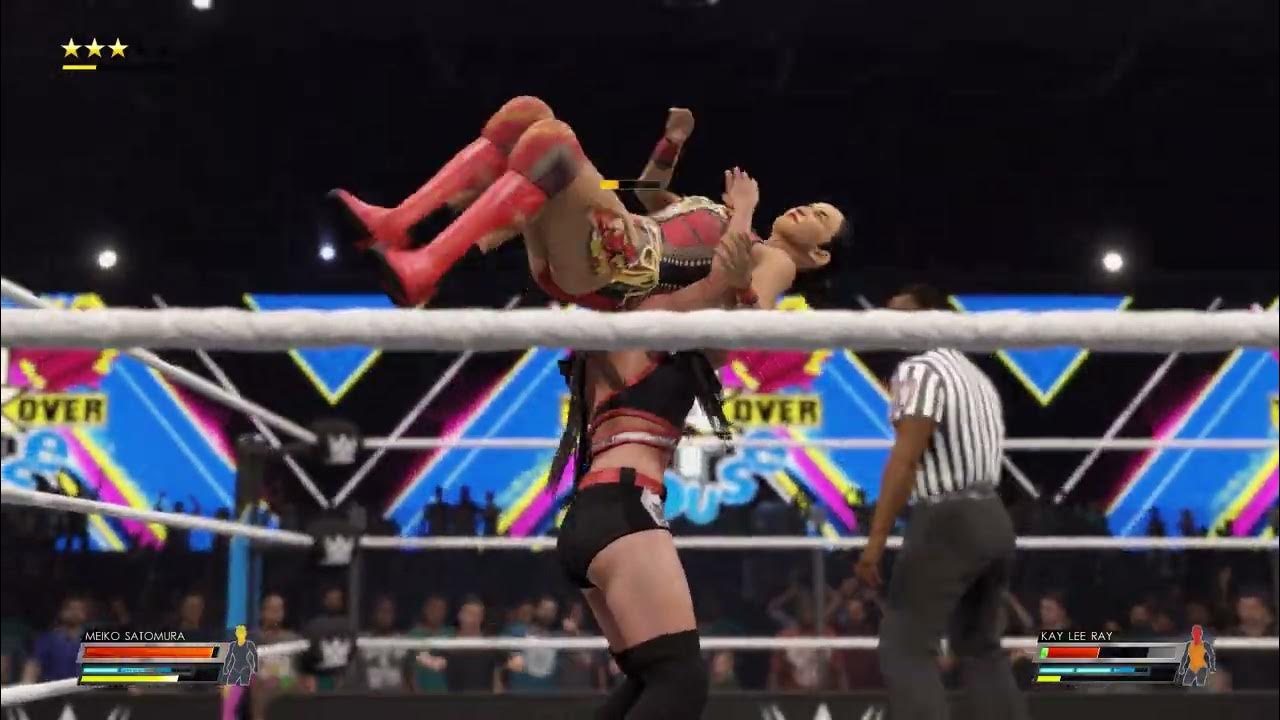 wwe2k22 NXT UK meiko satomura VS kay lee ray - YouTube