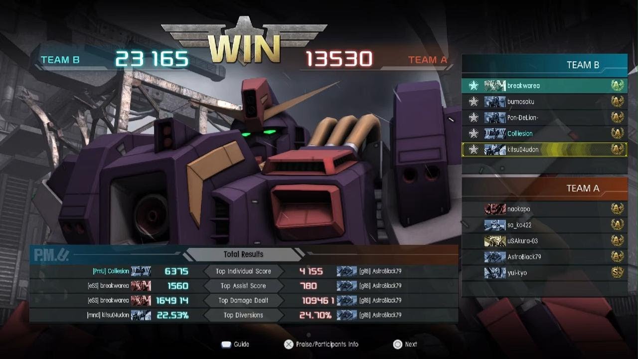 PS5 GBO2 MOBILE SUIT PSYCHO GUNDAM BATTLE OPERATION 2 - YouTube