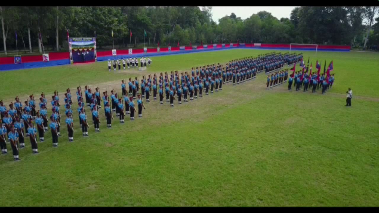 2075/06/5 gate 135th batch passing out in rani biratnagar - YouTube