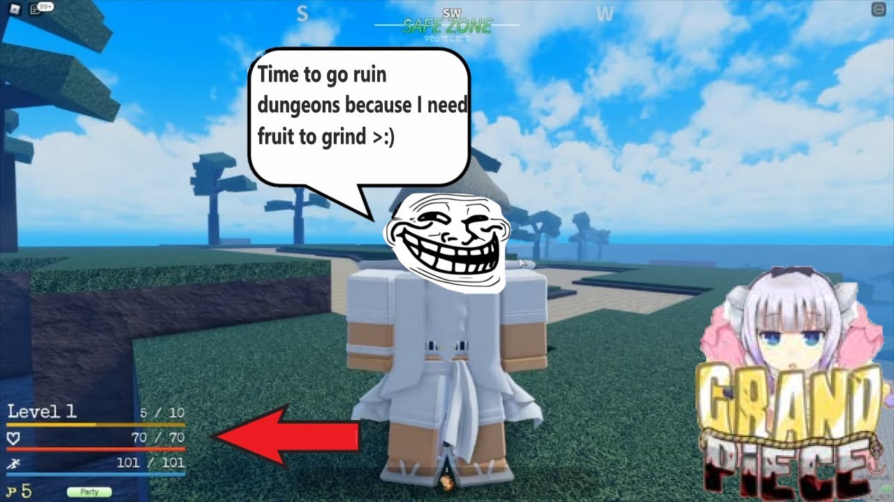 New GPO Players need to stop this in dungeons... - YouTube